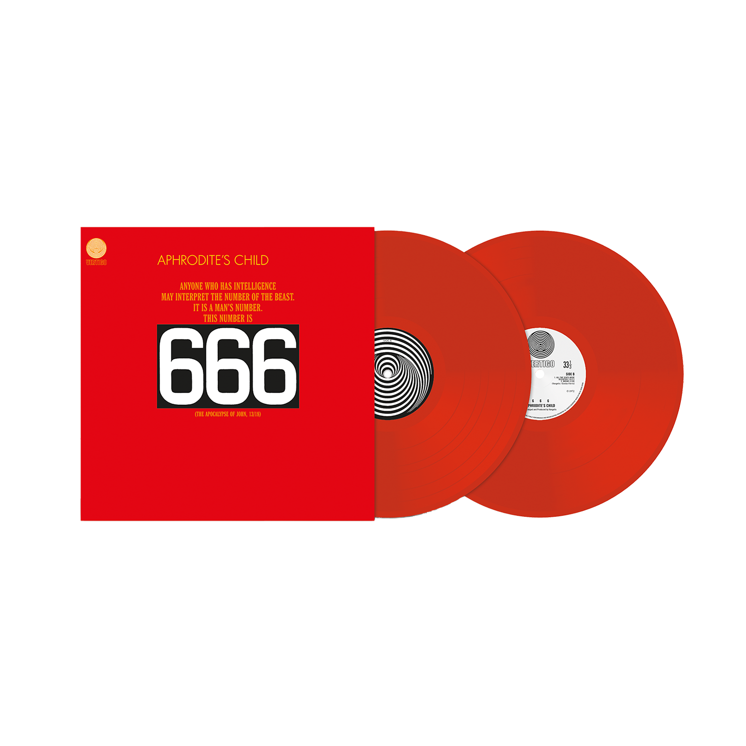 Aphrodite’s Child - 666 The Apocalypse Of John - Double vinyle rouge ...
