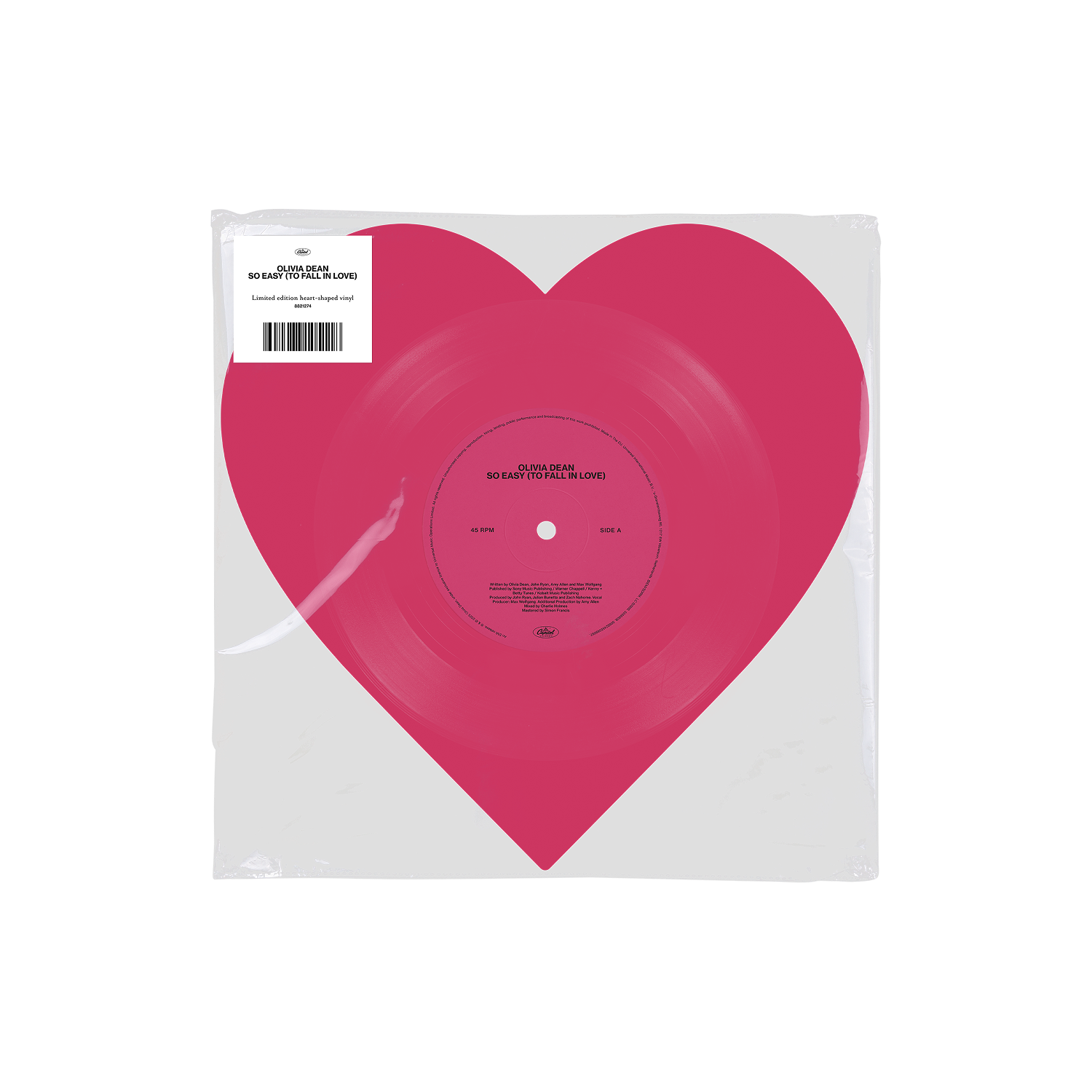 Olivia Dean - So Easy (To Fall In Love) / I've Seen It - Heart-Shaped ...
